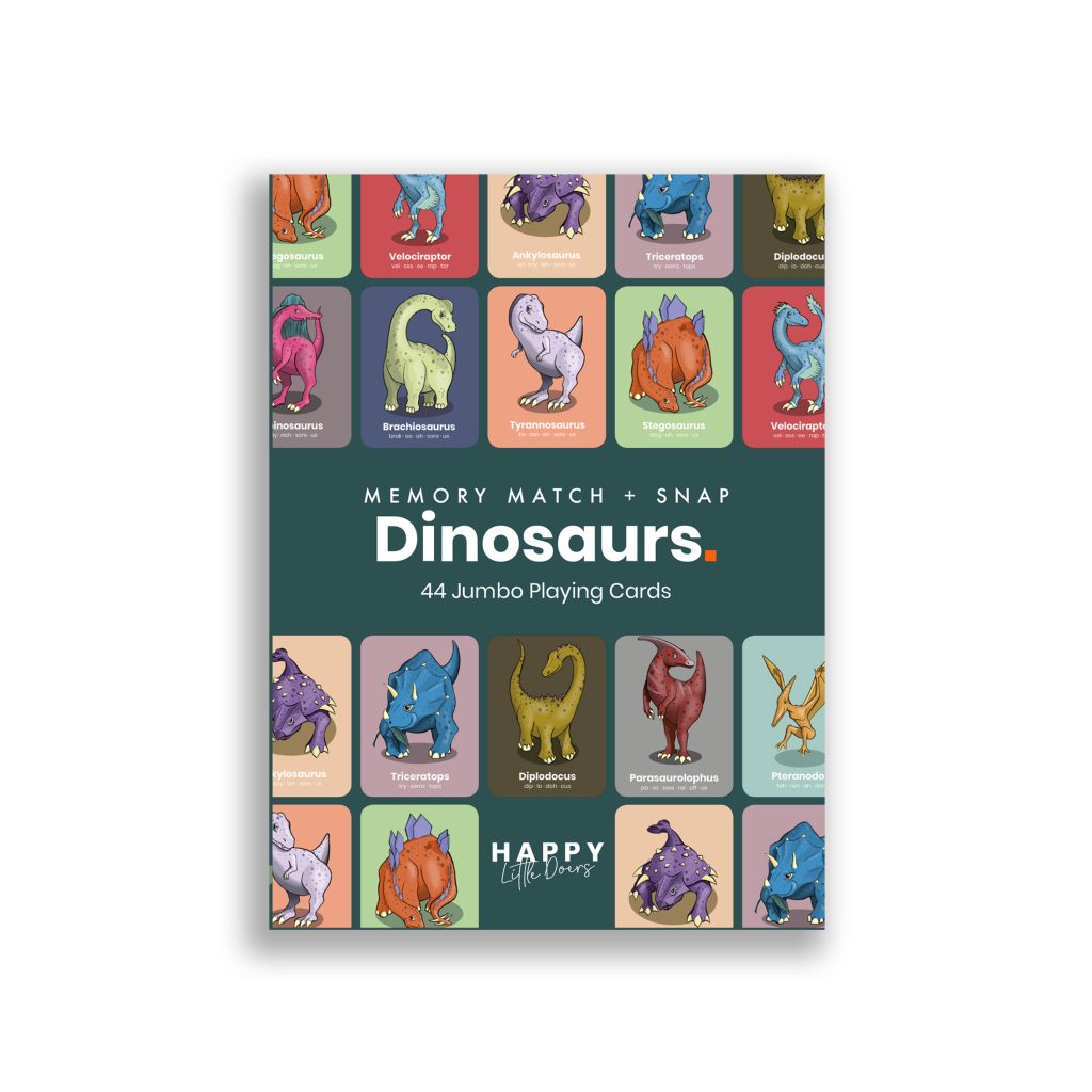 Dinosaur snap card game free online | Happy Little Doers