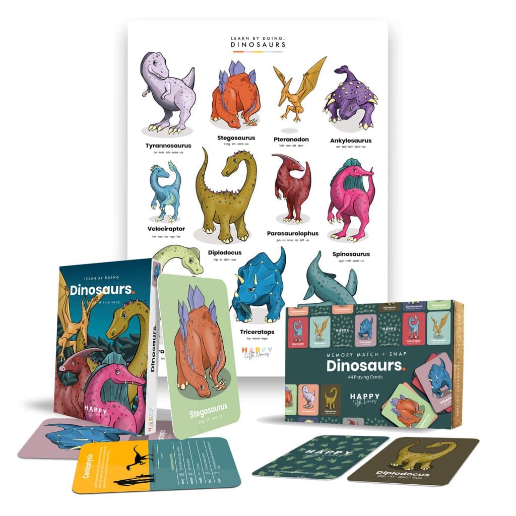 Dinosaur snap card game free online | Happy Little Doers
