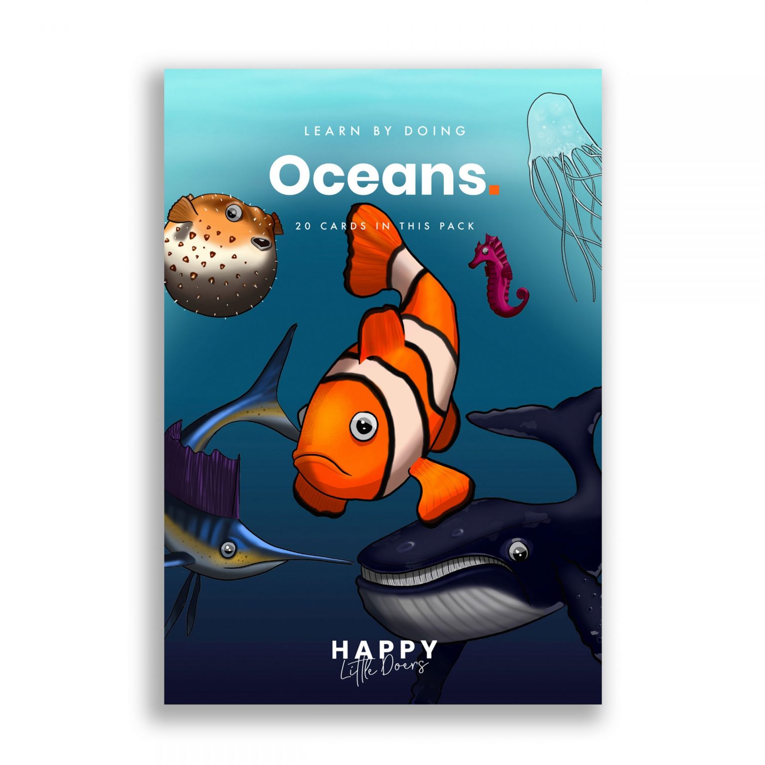 Ocean flashcards - Learn about the Ocean | Happy Little Doers