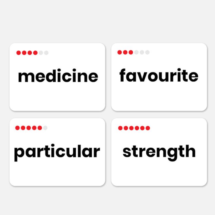 Tricky Words Red Words Common Exception Flashcards Year 3+4